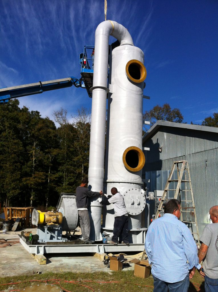 Assembly of Very Large Skid System | INDUSCO Environmental