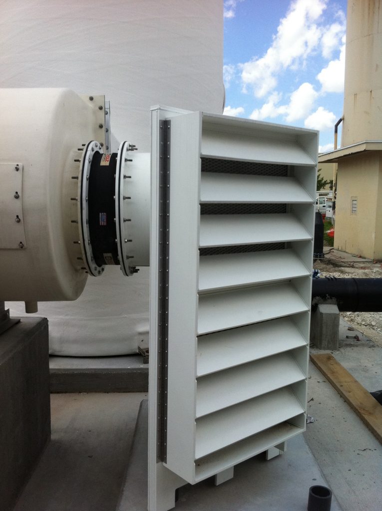 Fan Inlet Filter Asembly - Polypropylene | INDUSCO Environmental