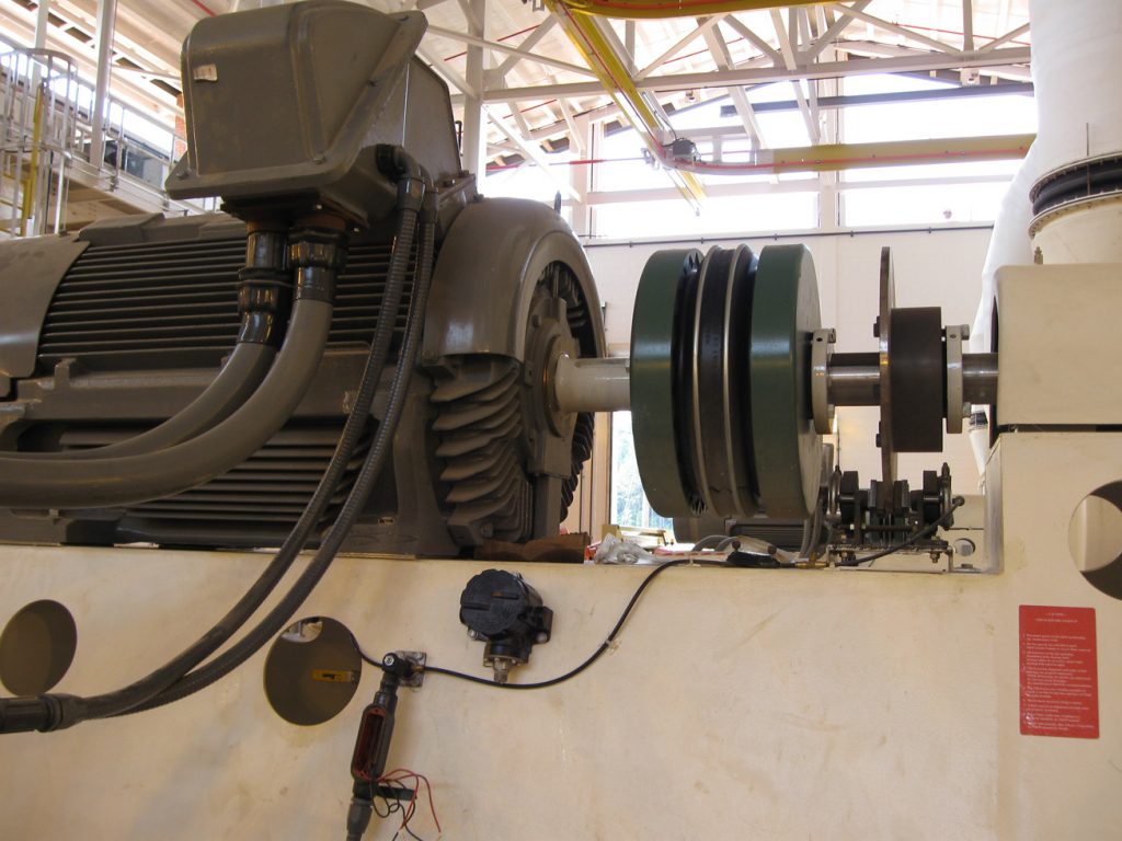 Large Direct Drive Fan with Pneumatic Brake and Vibration Sensors ...