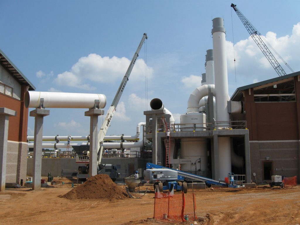 Large Duct Project to Five 55000 CFM Scrubbers | INDUSCO Environmental