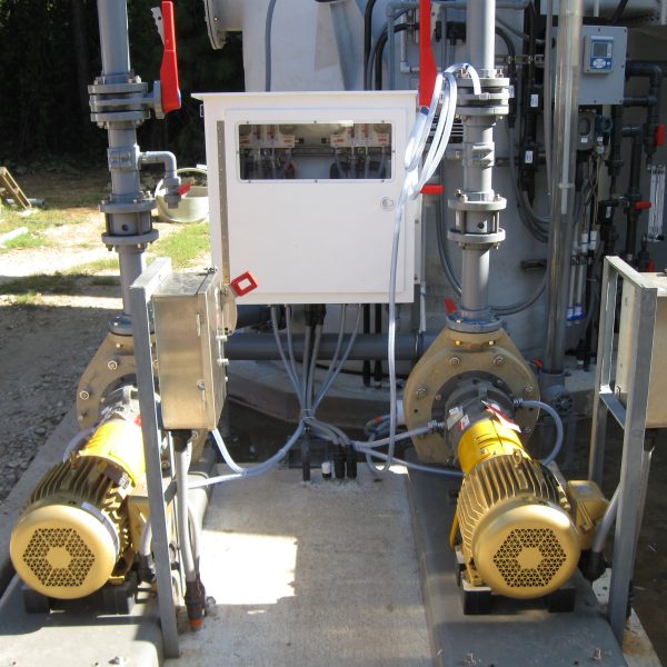 Recycle Pumps with Seal Water Control Enclosure Panel | INDUSCO ...