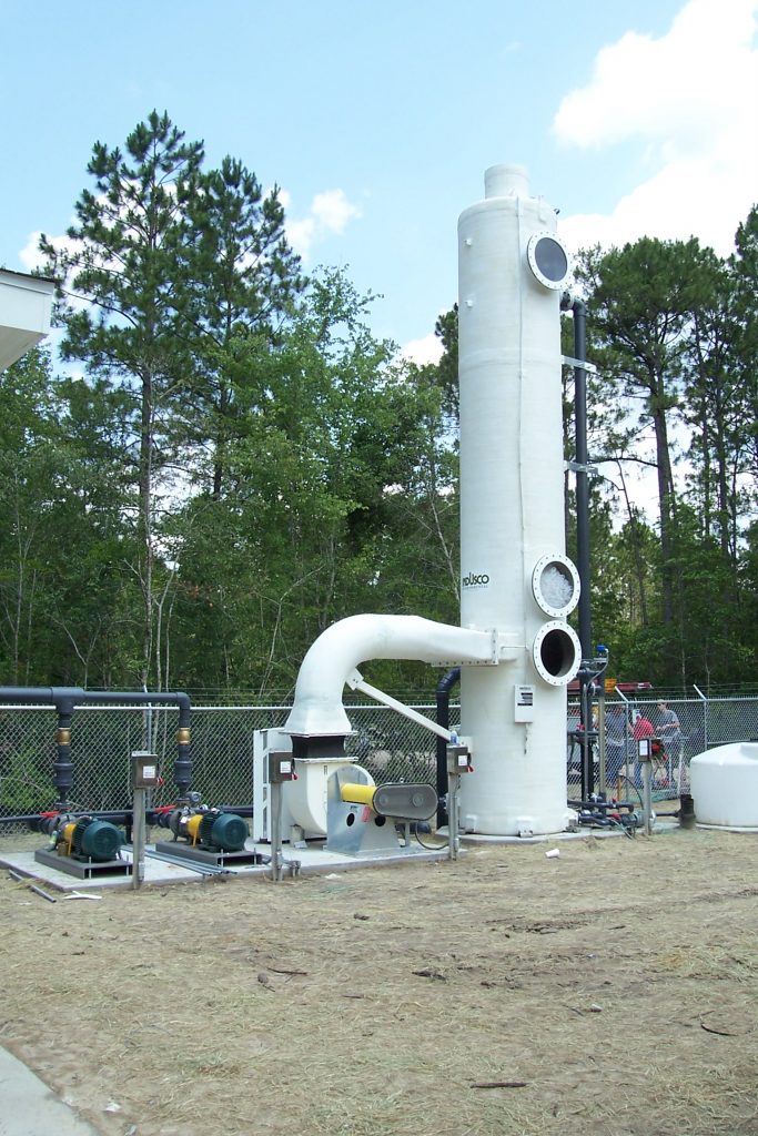 Small Private Utility Ground Water Degasifier | INDUSCO Environmental