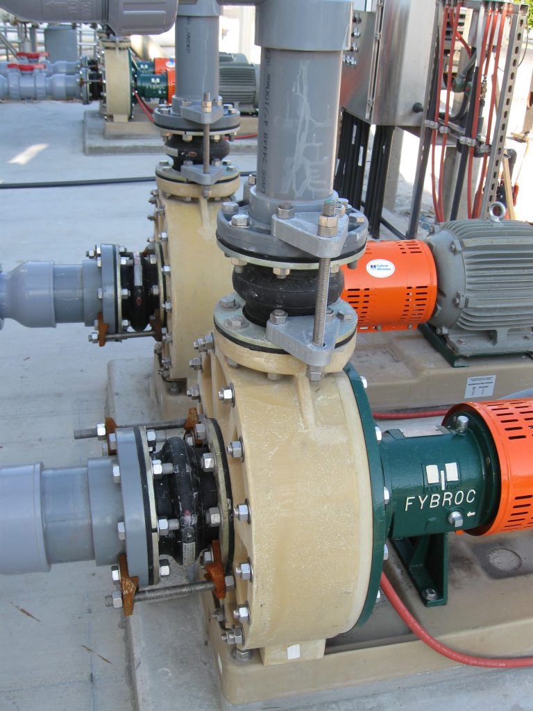 Typical FRP Recycle Pump Installation | INDUSCO Environmental