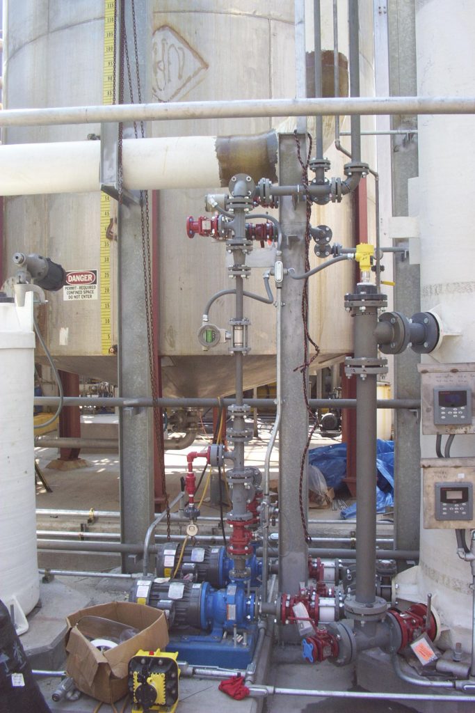Typical Pump and Piping Assembly Chemical Specialty | INDUSCO Environmental